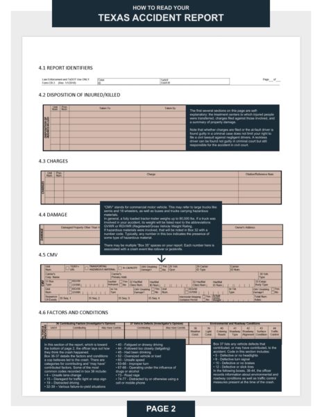 How To Read Texas Crash Report | Wichita Falls | Hoover Rogers Law, LLP